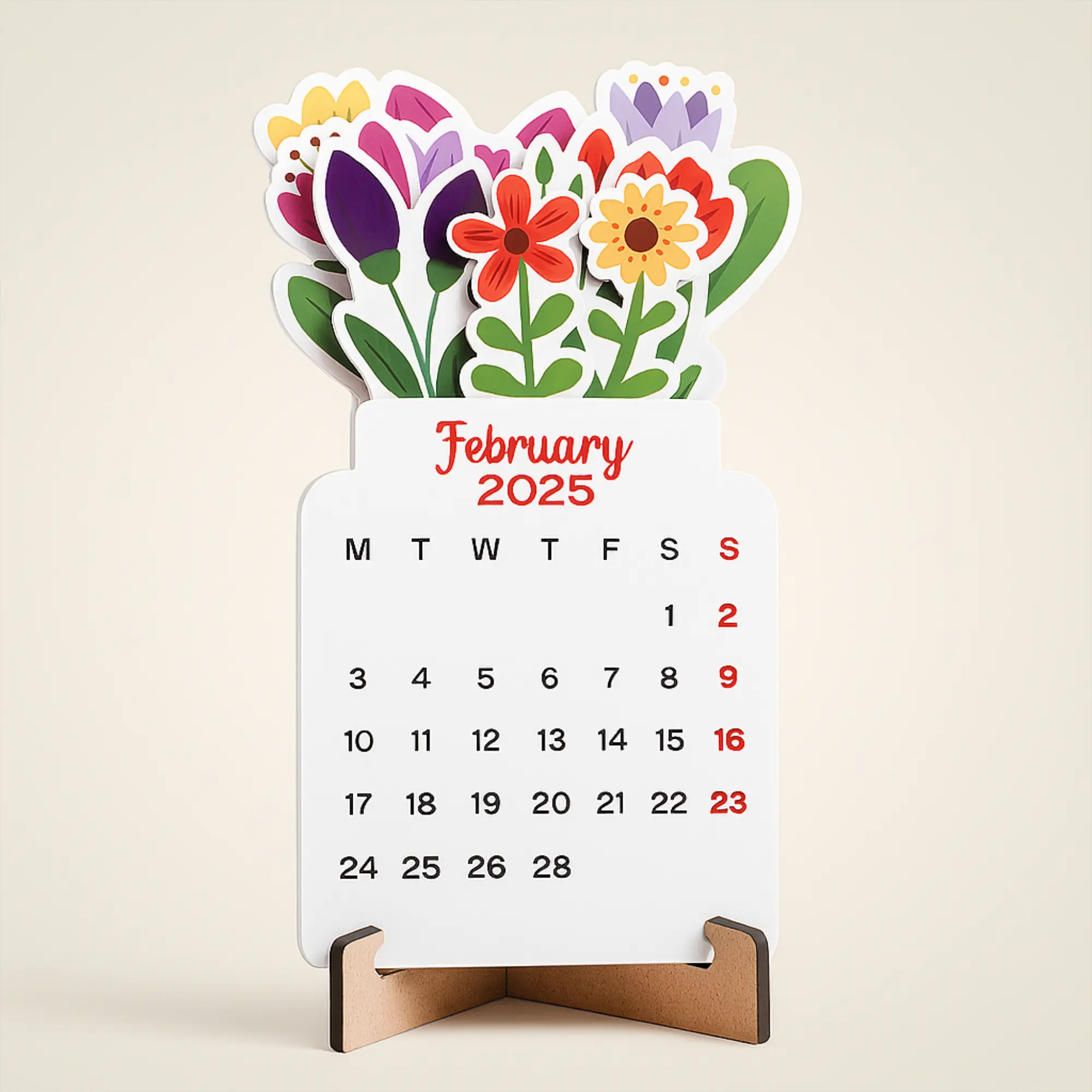 Floral Bouquet Calendar (MDF)