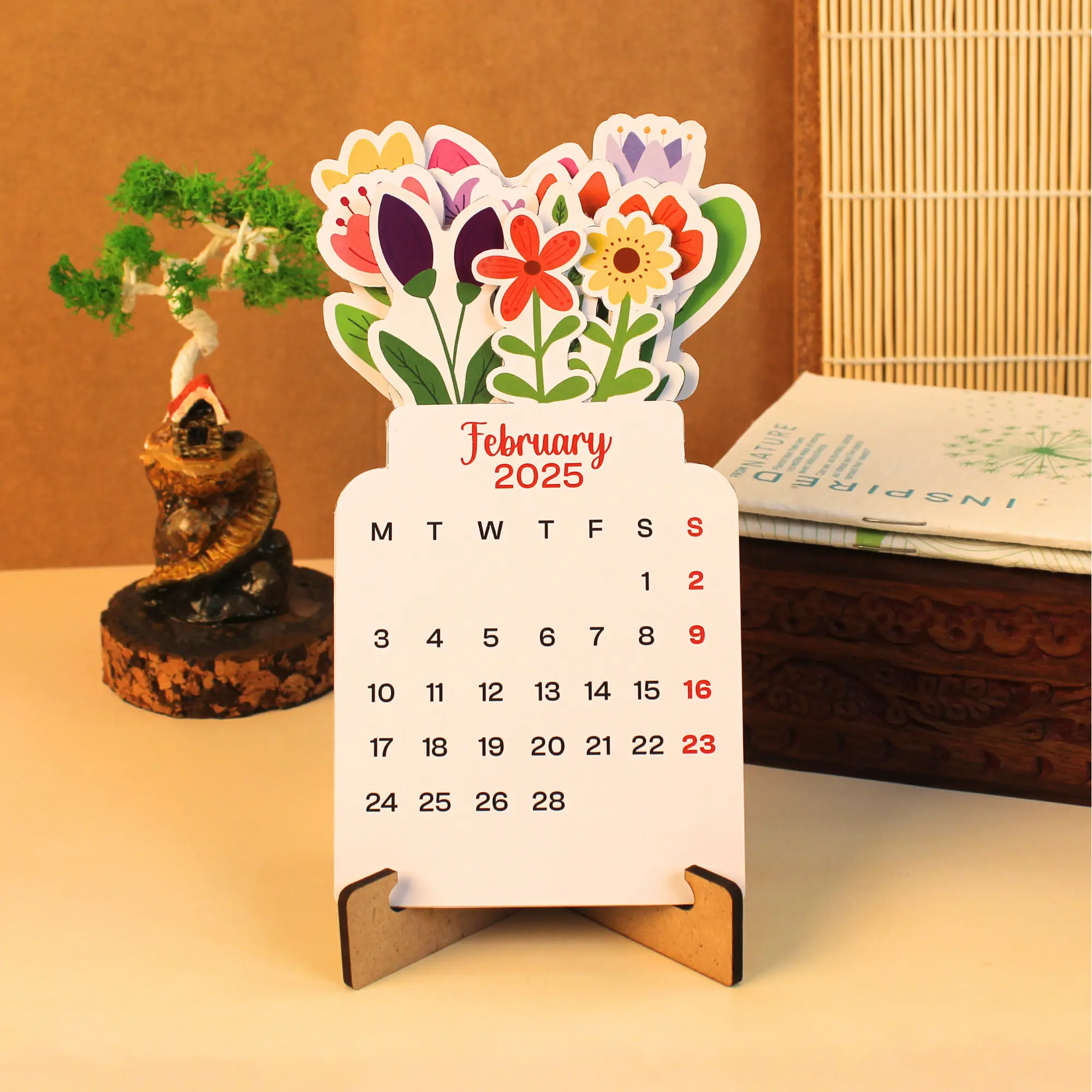 Floral Bouquet Calendar (MDF)
