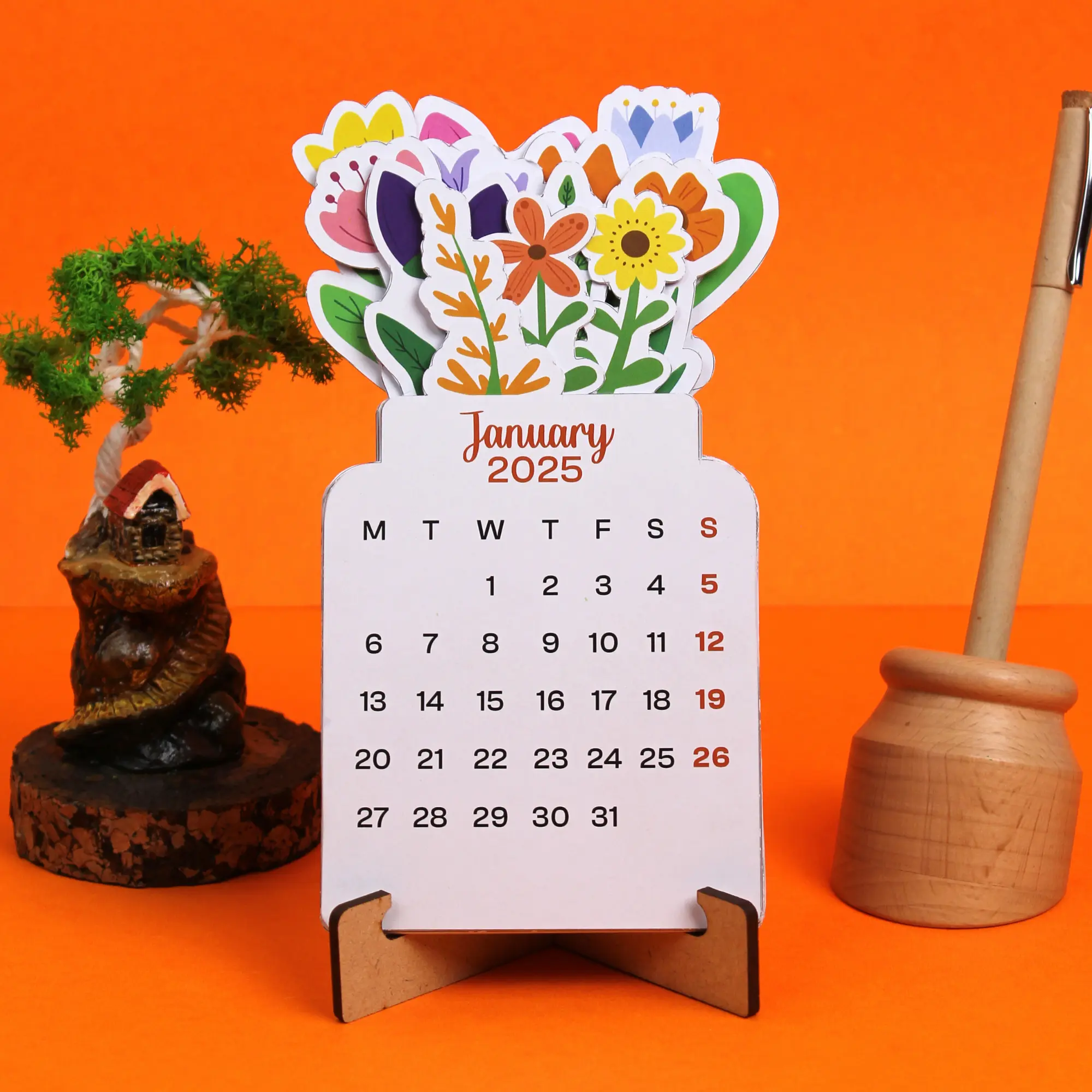 Floral Bouquet Calendar (MDF)